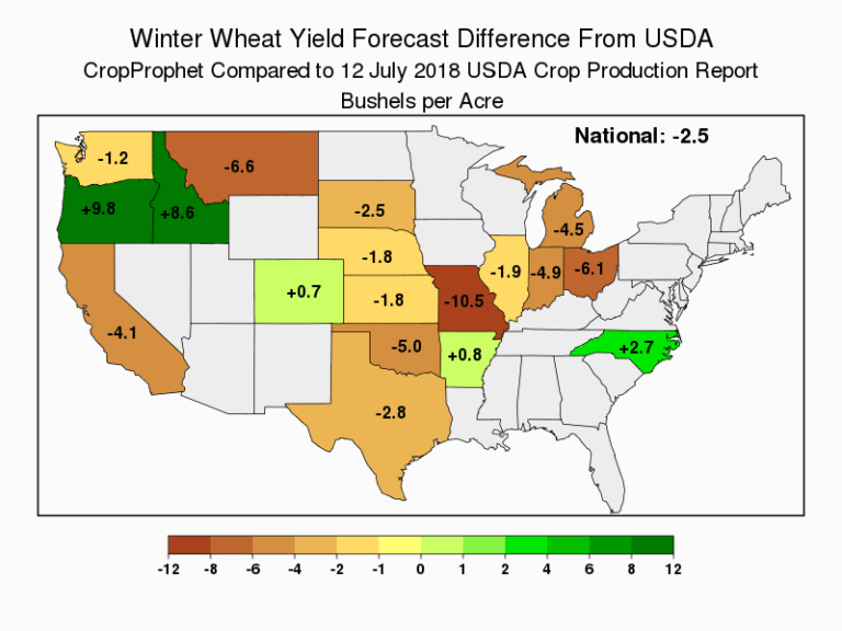 July USDA Winter Wheat Estimates