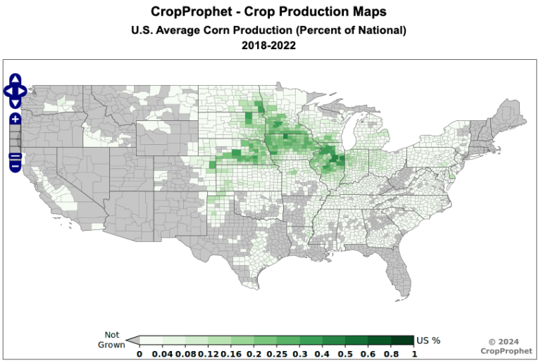 Top 11 States by U.S. Corn Production in 2024: Rankings